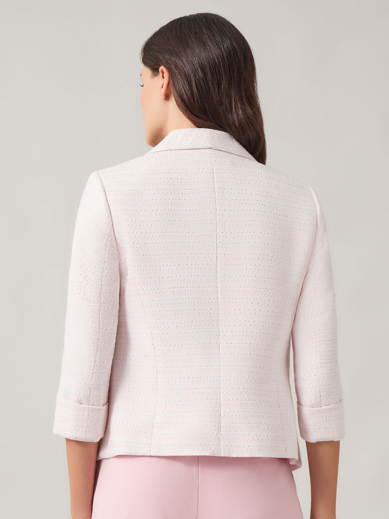 Petite Open Front Notch Collar Jacket