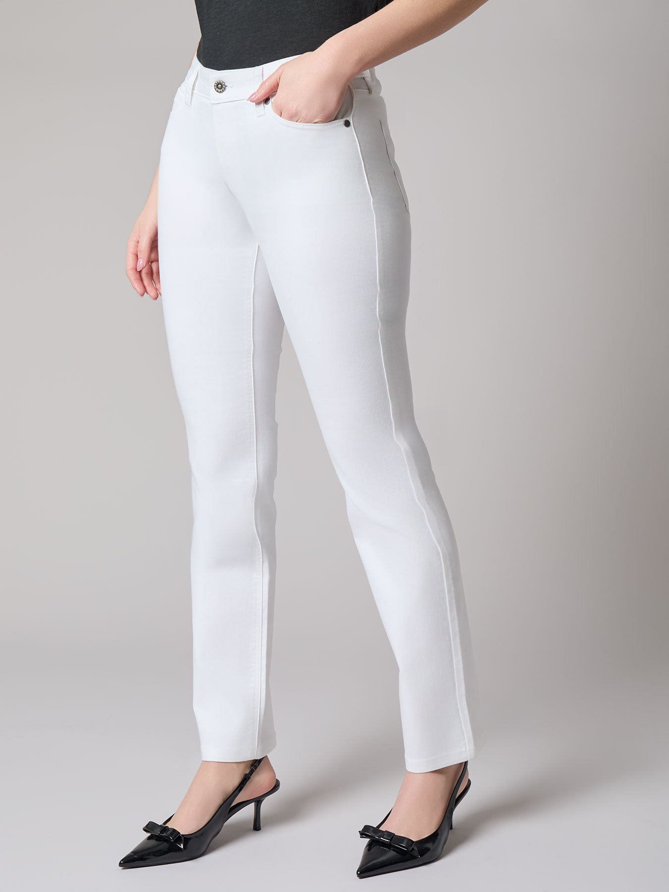 Plus Straight Leg Denim