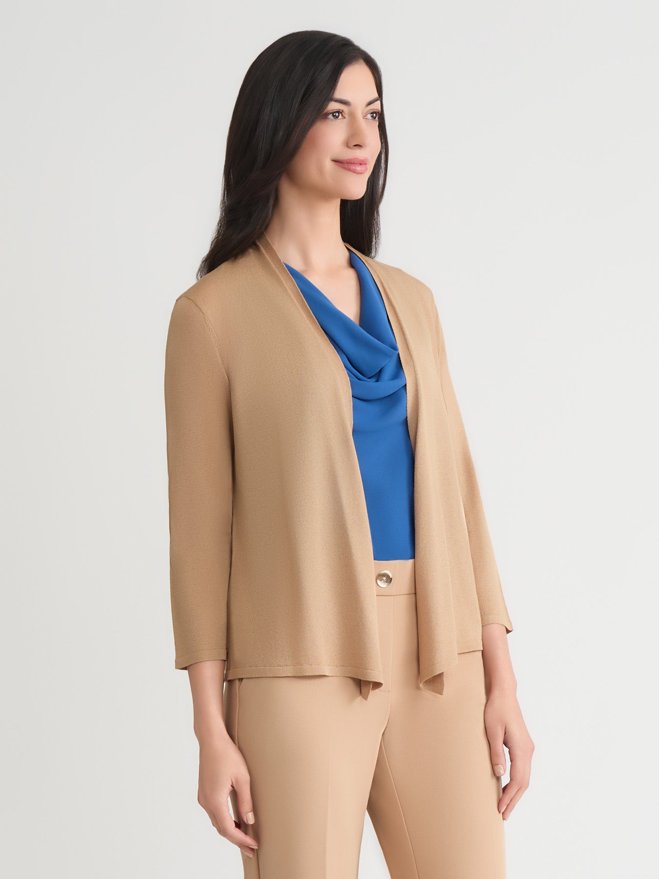 Open Front A-Line Cardigan
