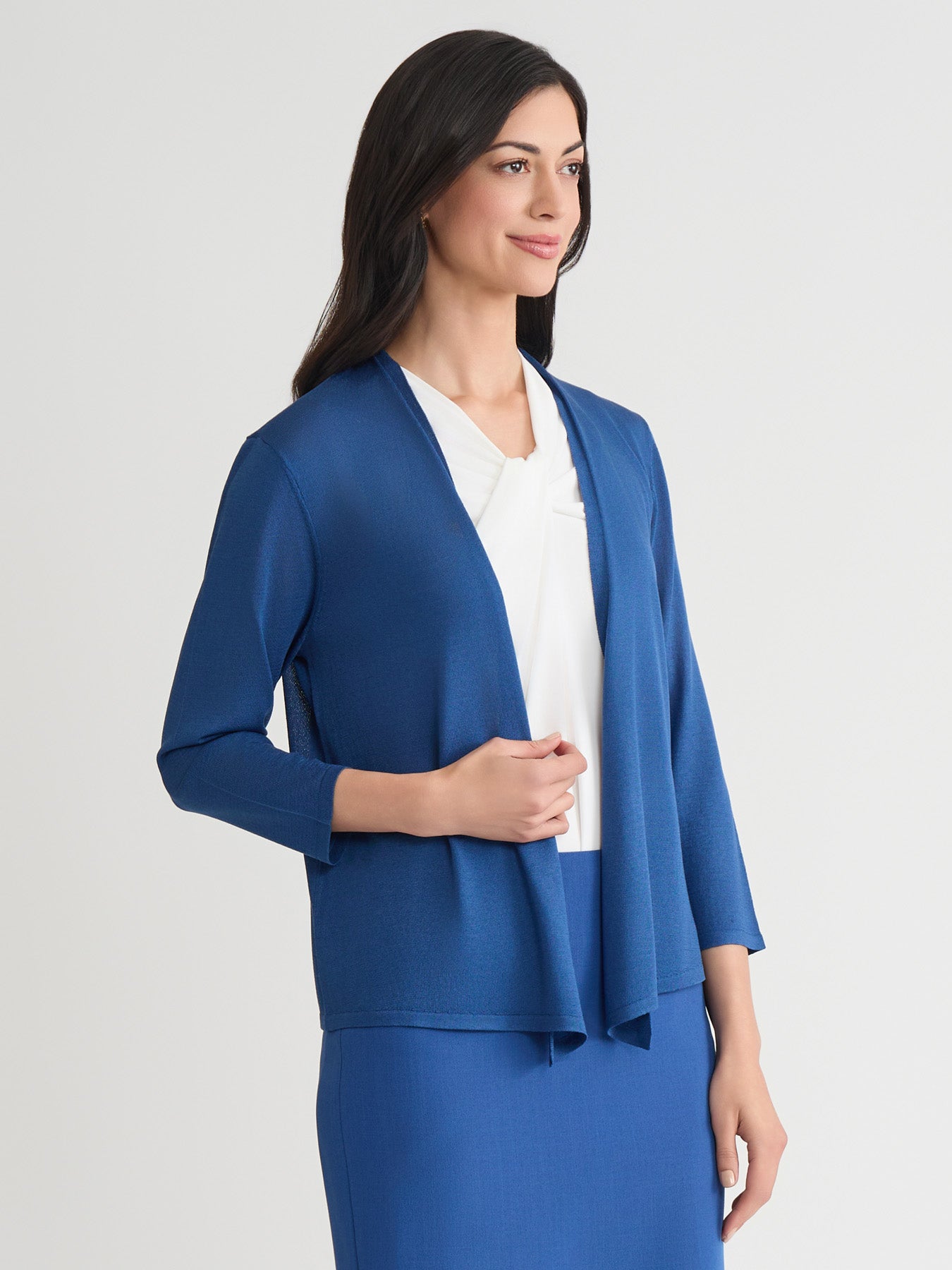 Open Front A-Line Cardigan