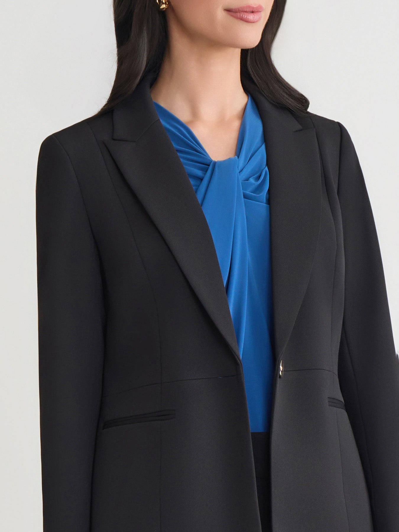 Petite One Button Jacket