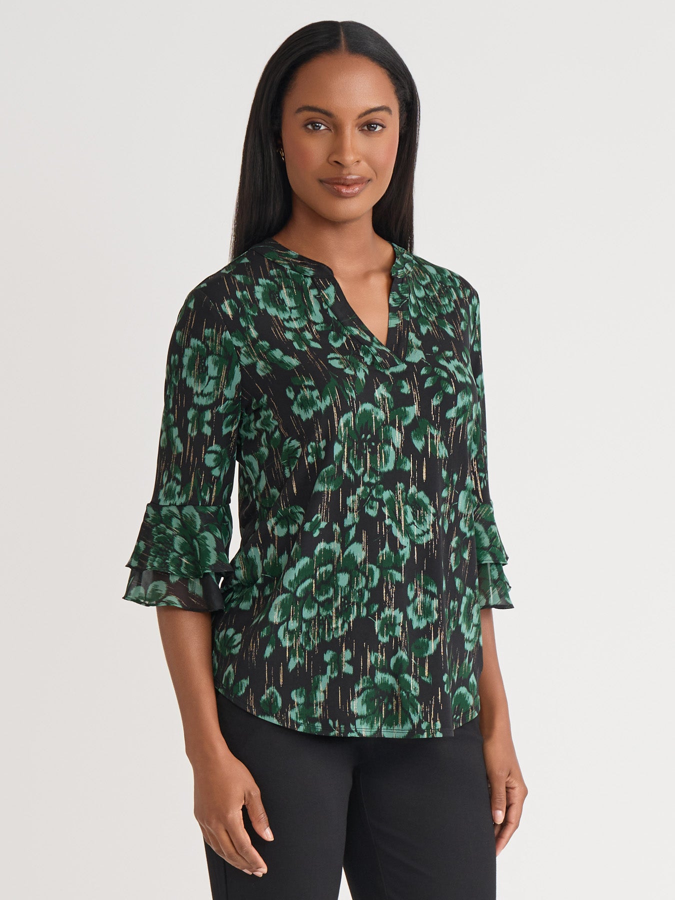 Flutter Sleeve Blouse